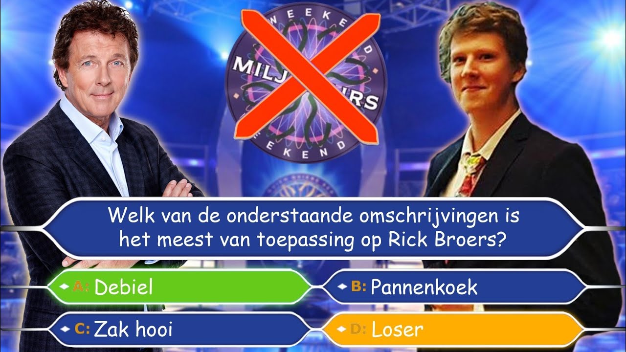 Compilatie van alle foute antwoorden uit de Lotto Weekend Miljonairs ...