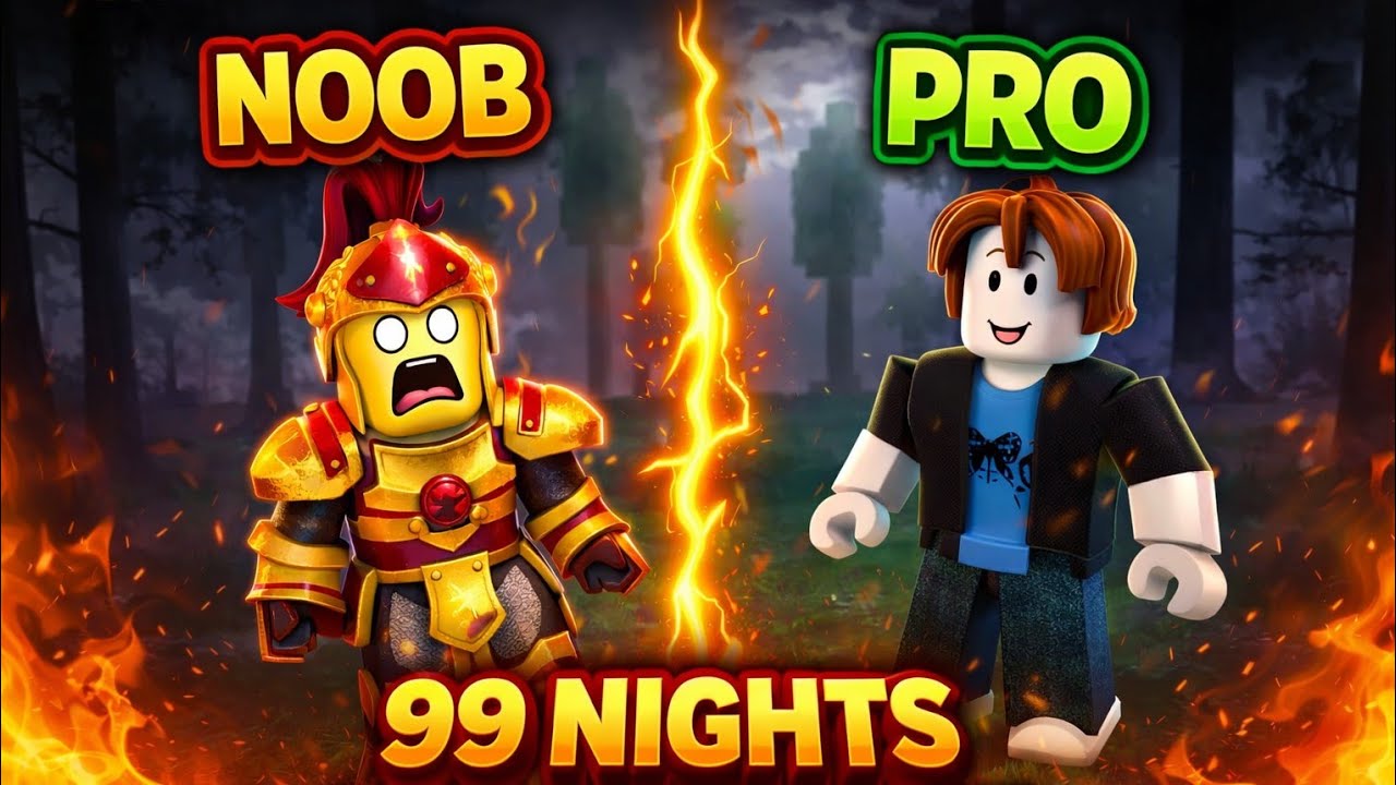 NOOB vs PRO in 99 Nights in the Forest… I Was NOT Ready 😨 - YouTube