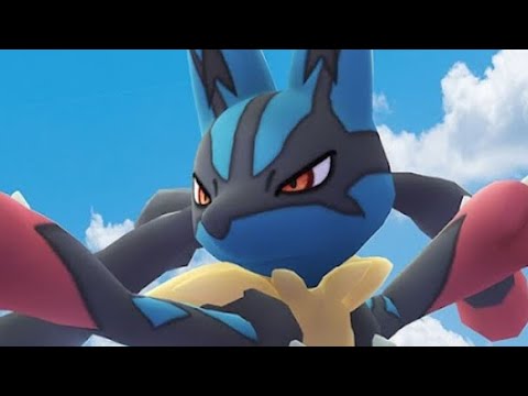 Mega Lucario Raid in Pokemon Go - YouTube