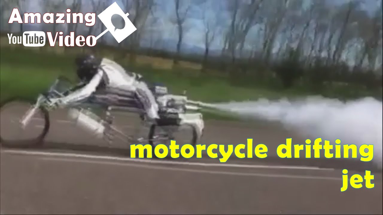 Bike drifting rocket speed JET [amazing] - YouTube