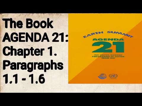 The Book AGENDA 21: Chapter 1 Paragraphs 1.1 - 1.6 - YouTube