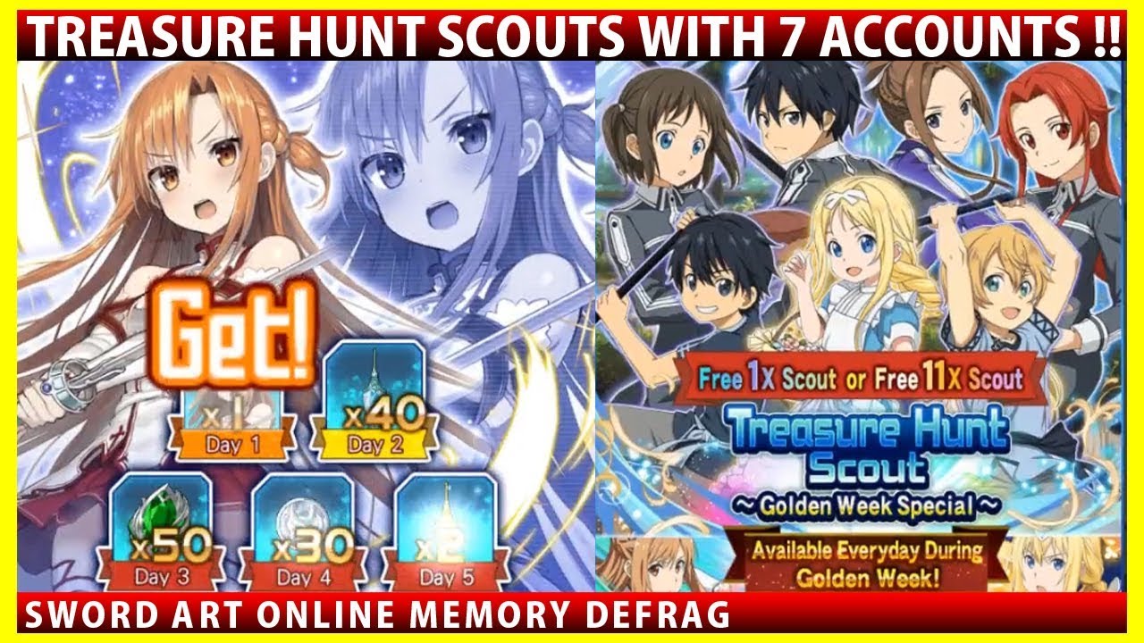 Treasure Hunt Scouts Everyday? 7 Accounts TH Scout & Get Free 6stars ...
