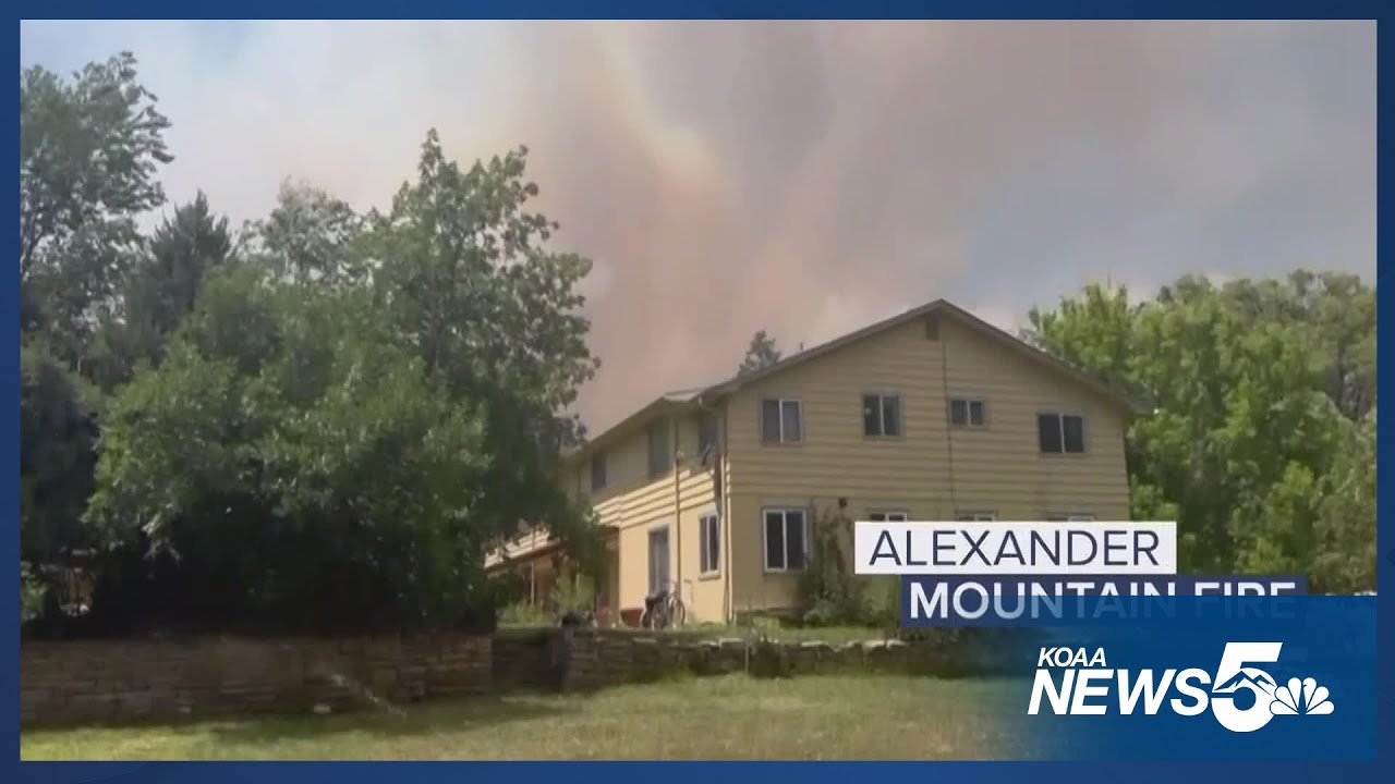 Alexander Mountain Fires burns more than 7,600 acres - YouTube