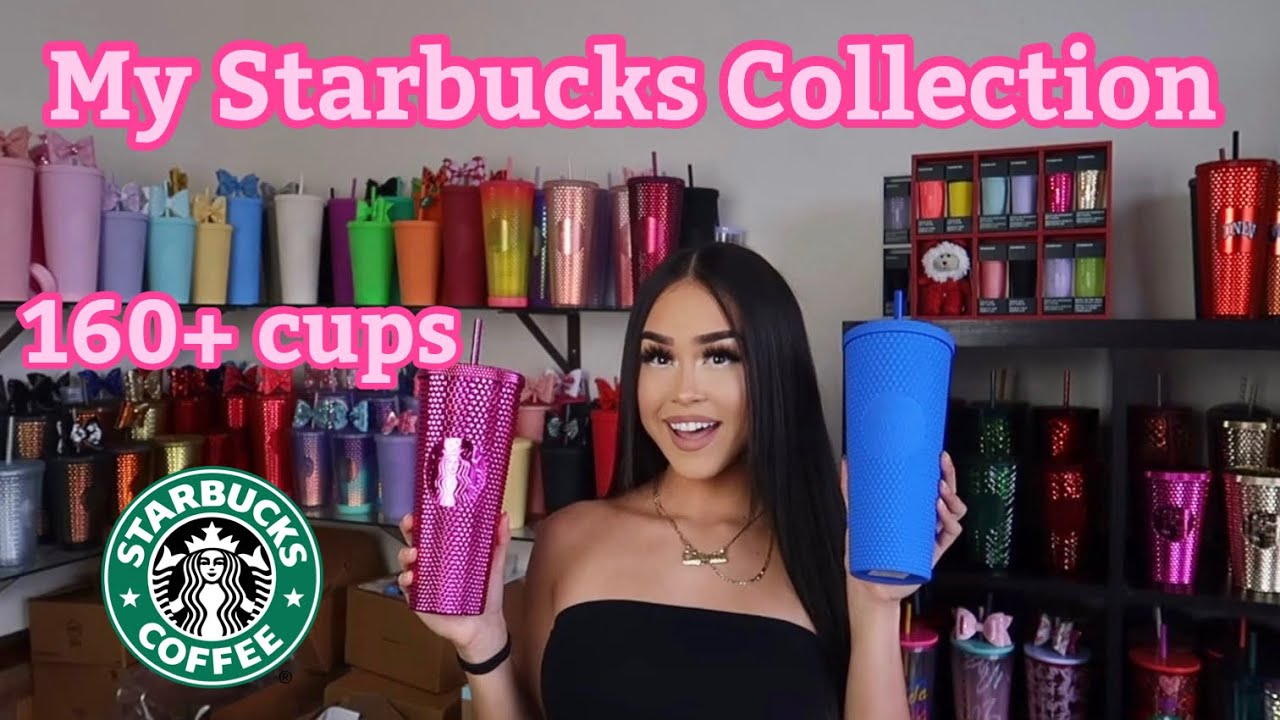 MY UPDATED STARBUCKS CUP COLLECTION 2022 ** OVER 160+ CUPS** - YouTube