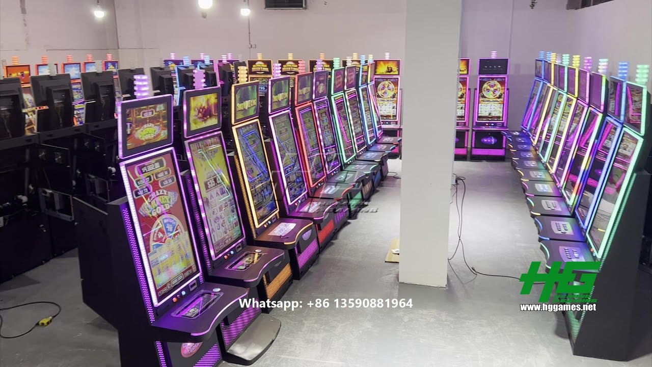 43 Inch Touch Screen Vertical Casino Slot Gambling Skill Game Machines ...