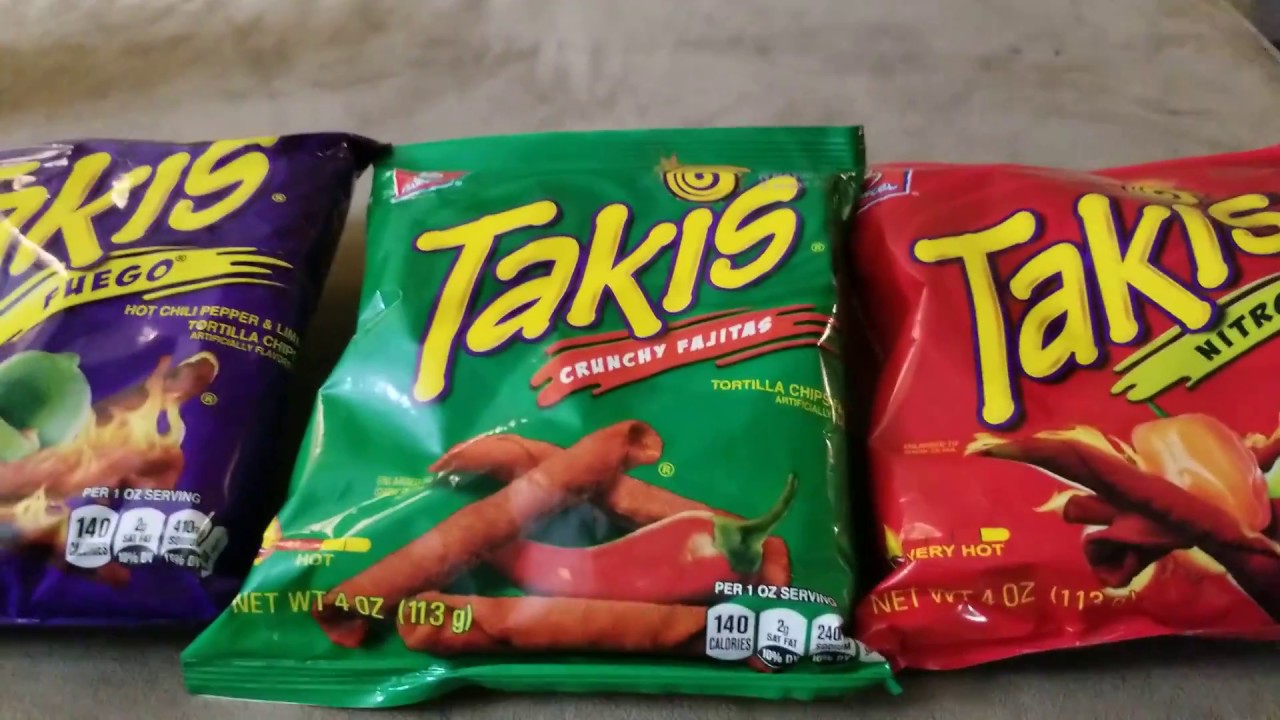 Takis chips taste test - YouTube