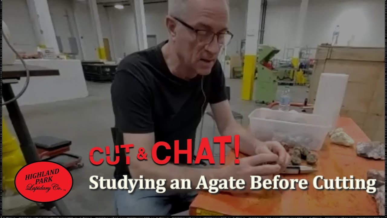 CUT & CHAT | Studying an Agate Before Cutting - YouTube