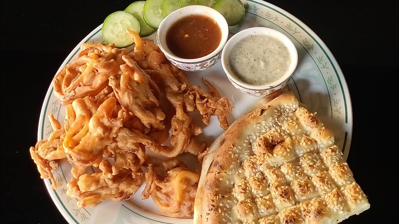 نان پکوڑے املی کی سپیشل آسان چٹنی کے ساتھ nan pokoray - YouTube