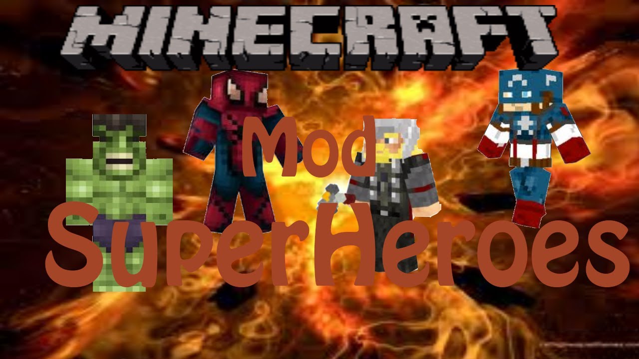 Super Heroes mod 1.4.6 " You are The Super Heroes of Minecraft! " - YouTube