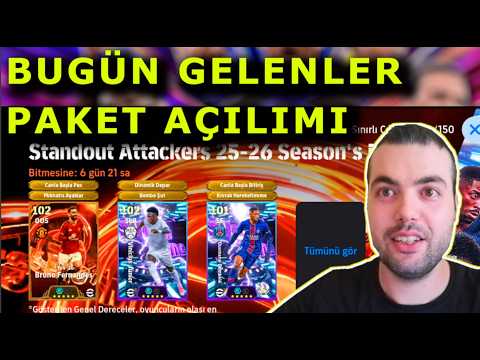 BUGÜN GELENLER🔥SHOW TİME PAKET AÇILIMI (DEMBELE, BRUNO FERNANDES, VİNİ JUNİOR) eFootball 2026 Mobile