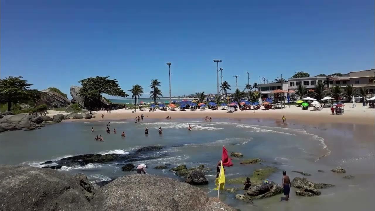Vista Panorâmica Das Praias De Itaóca E Itaipava No Espírito Santo Em