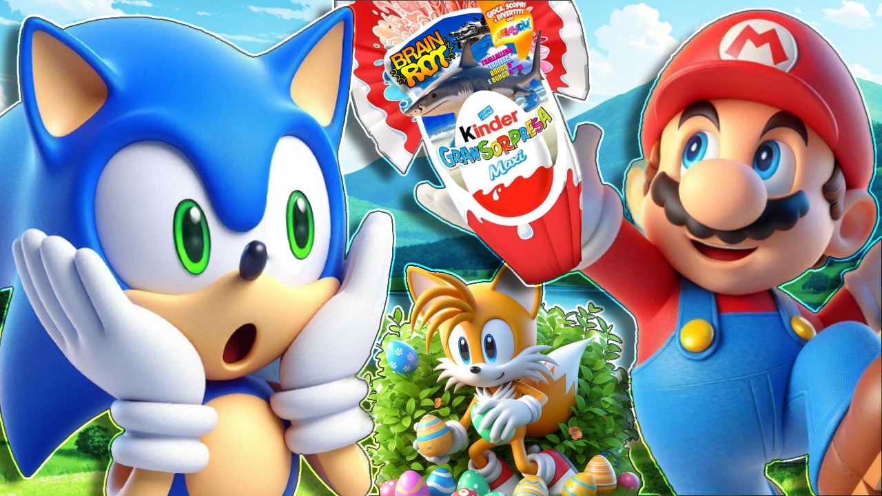 SONIC FESTEGGIA PASQUA CON TUTTI I SUOI AMICI - YouTube
