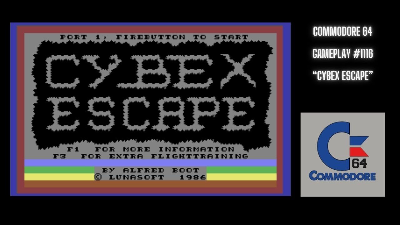 Cybex Escape (Commodore 64 / Gameplay #1116) - YouTube