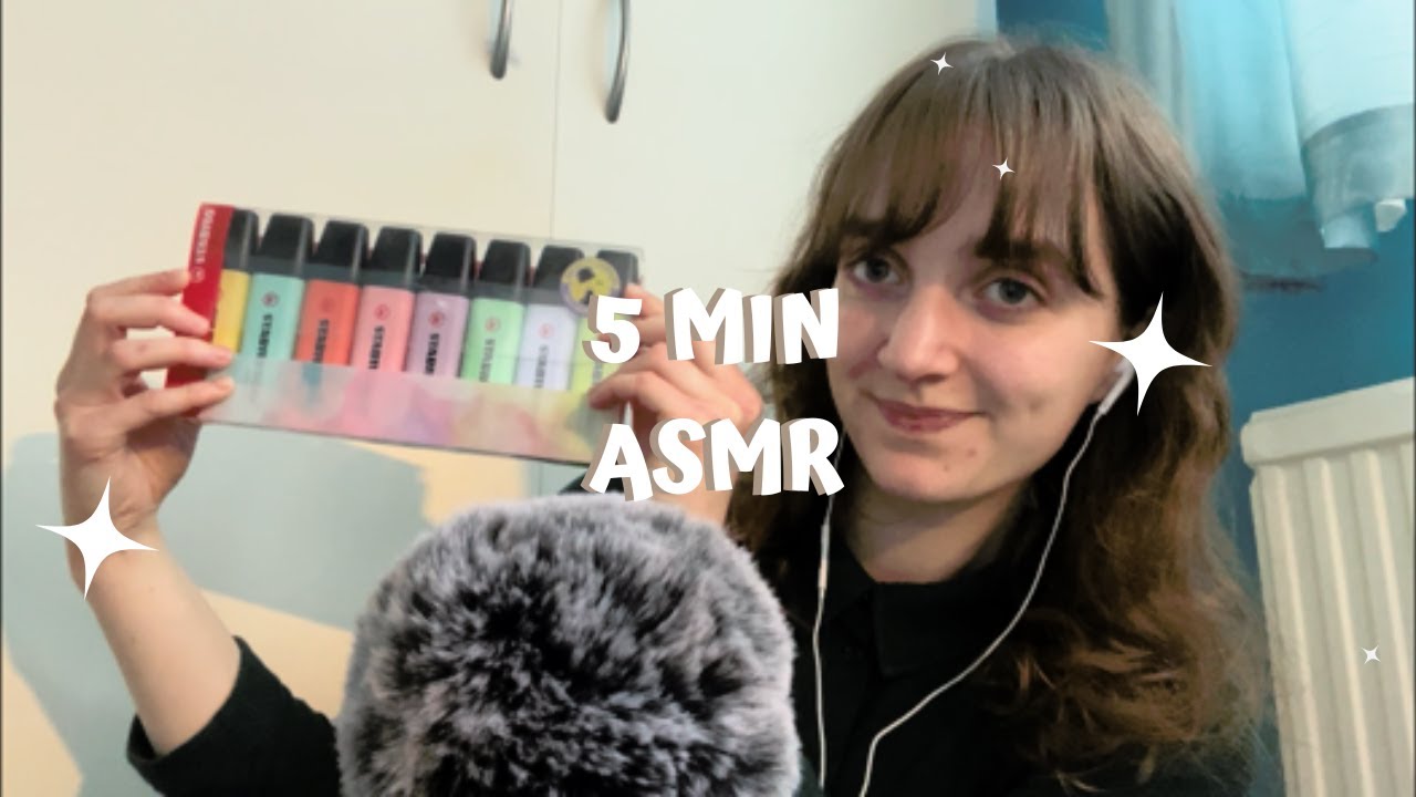 ASMR drawing on your face in 5 minutes 🎨 (fast paced asmr) - YouTube