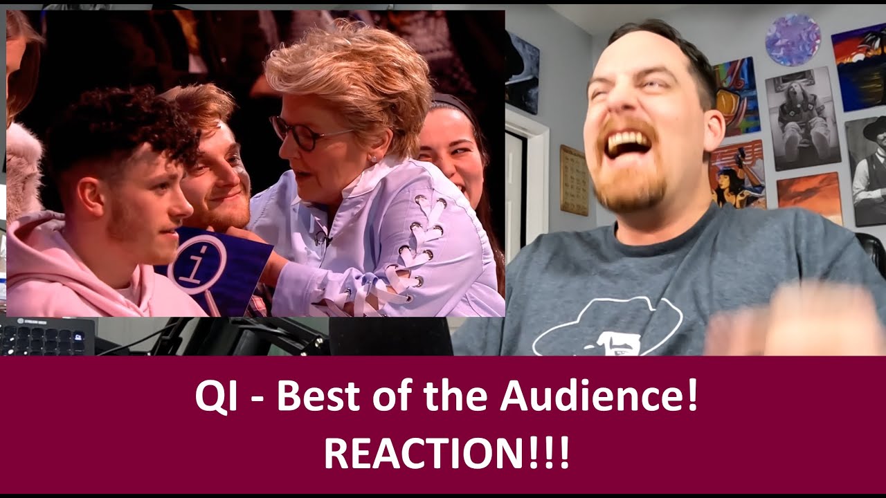 American Reacts to QI Compilation | Best of the Audience! - YouTube