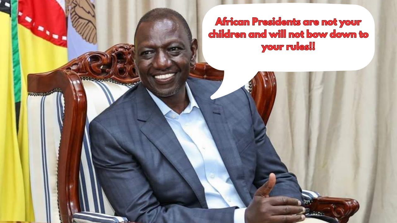Kenya's President Ruto speaks out on mistreatment of African Presidents ...