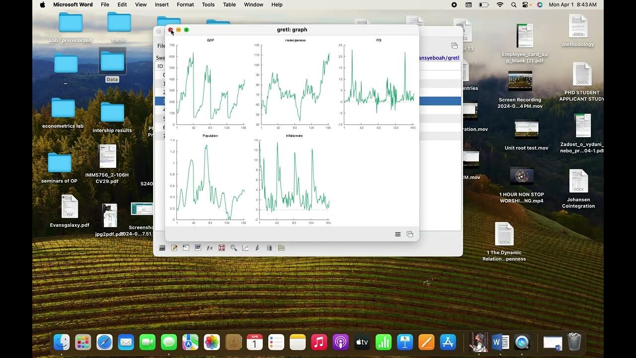 Panel data analysis using Gretl Statistical Software - YouTube