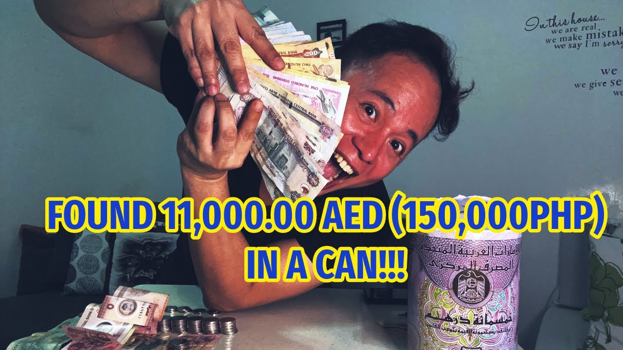 🔴 FOUND 11,000.00 AED (150,000PHP) IN A CAN!!! 🔴 - YouTube