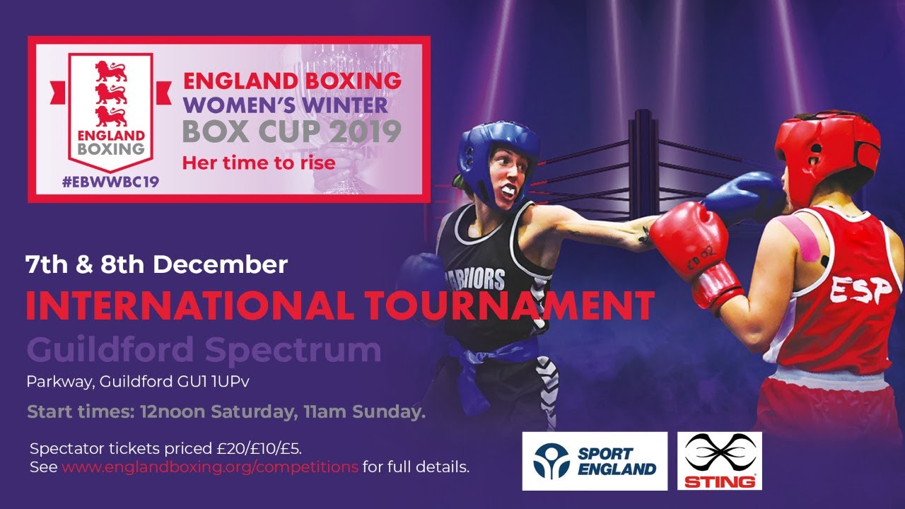 ENGLAND BOXING WOMEN'S WINTER BOX CUP 2019 - Day 1 Ring B - YouTube