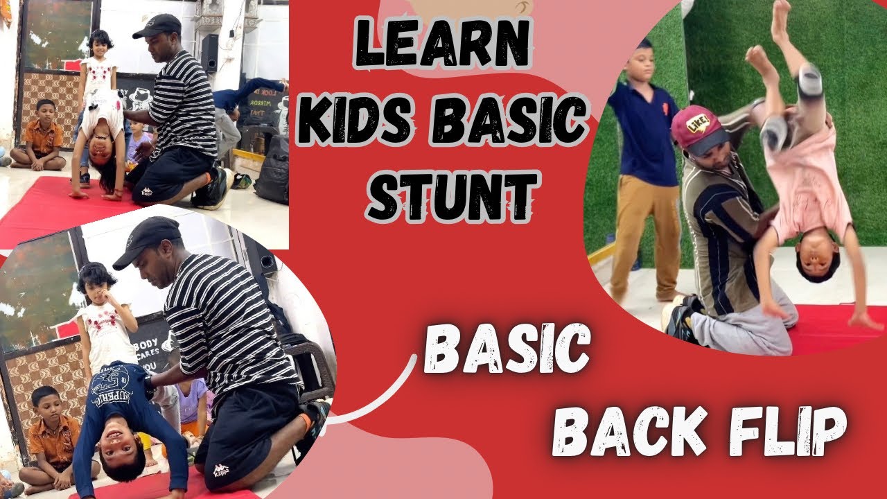Kids Basic Stunt | Basic Back Flip | Tutorial Kids Stunt | Back Roll ...