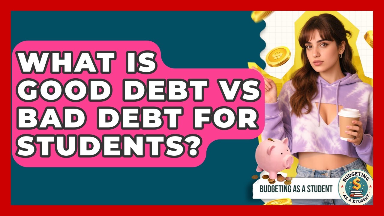 What Is Good Debt Vs Bad Debt For Students? - Budgeting as a Student ...