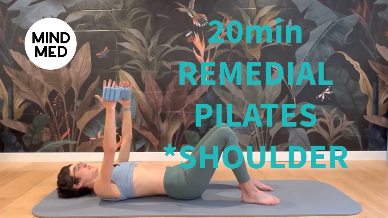 20min SHOULDER Remedial/Physical Therapy Pilates workout *weights - YouTube