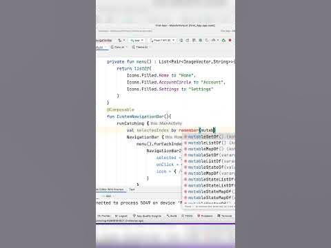 Create bottom navigation in compose ui #shorts #c #coding #codejogging #androidappdevelopment # ...