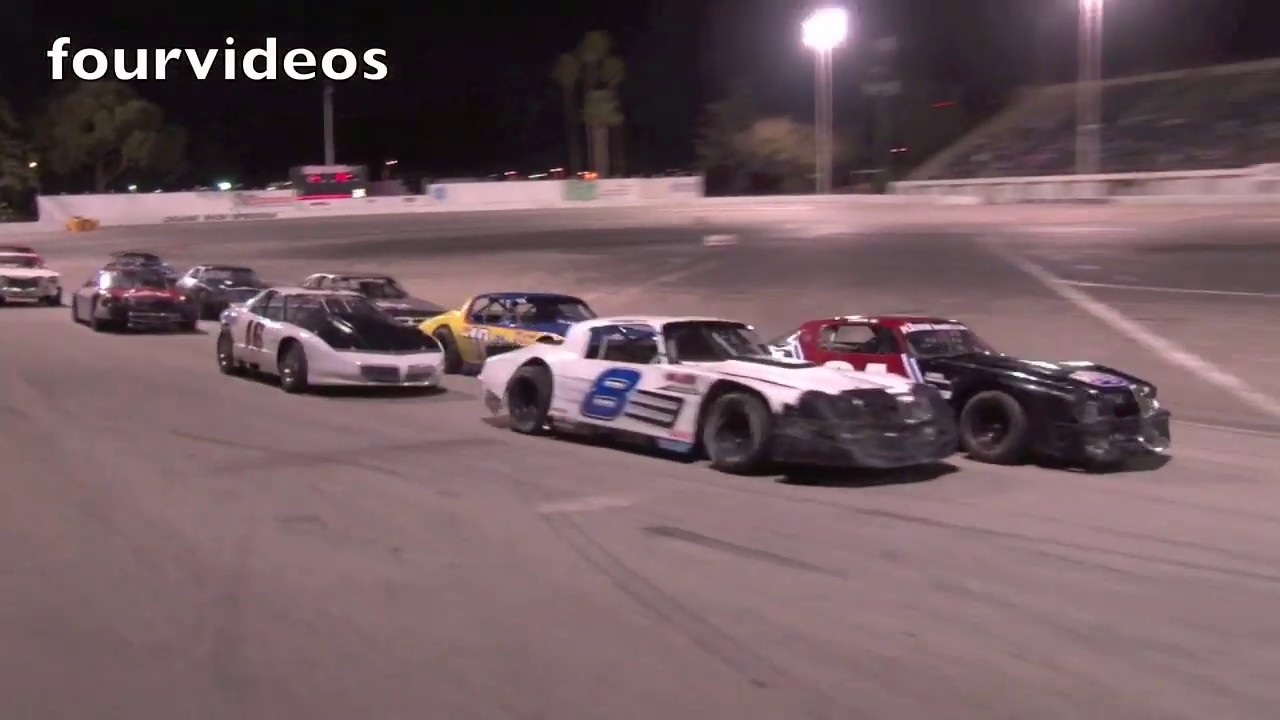 Orange Show Speedway Street Stock Main Event Highlights 3-30-19 - YouTube