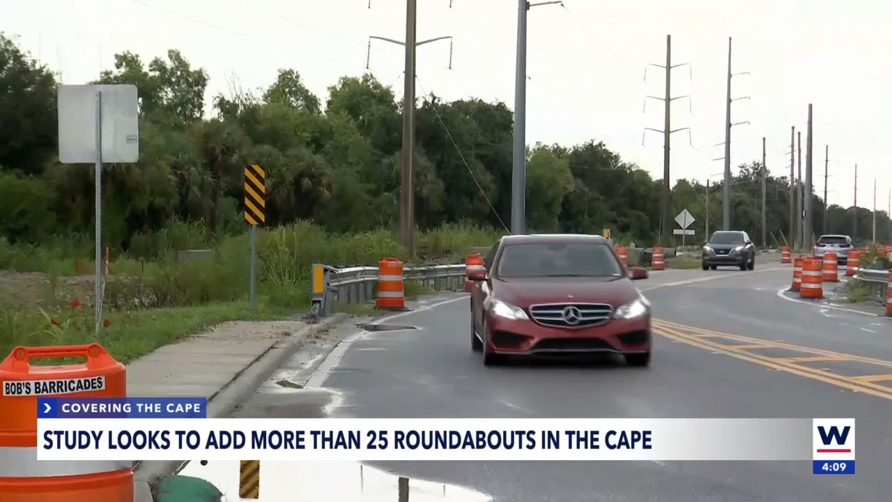 Nearly two dozen Roundabouts proposed for Cape Coral - YouTube