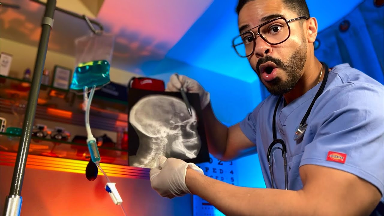 Asmr Real Hospital Eye Exam Lens 1 Or 2 Doctor Medical Roleplay Light