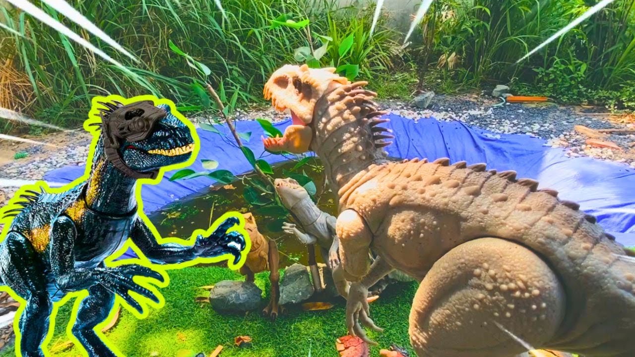 Jurassic World Predators: Indominus Rex, Carnotaurus, Indoraptor, T-REX ...