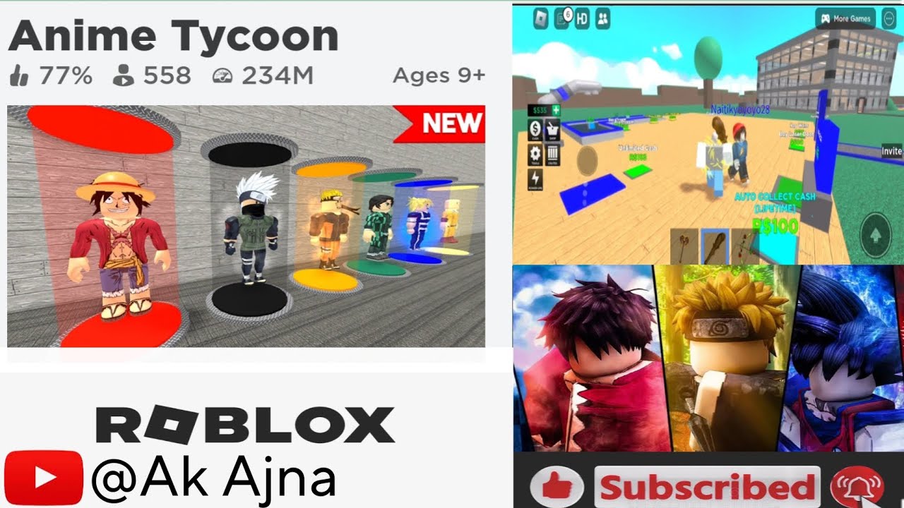 Anime Tycoon Adventure in Roblox: Building the Ultimate Empire Day 1st ...