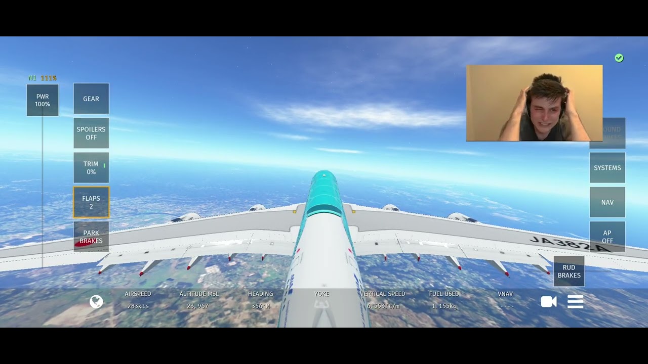 pilot sweaty speedrunner drive a plane in infinite flight - YouTube
