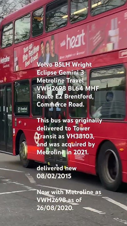 #transportforlondon London Bus Route E2 Brentford, Commerce Road. - YouTube