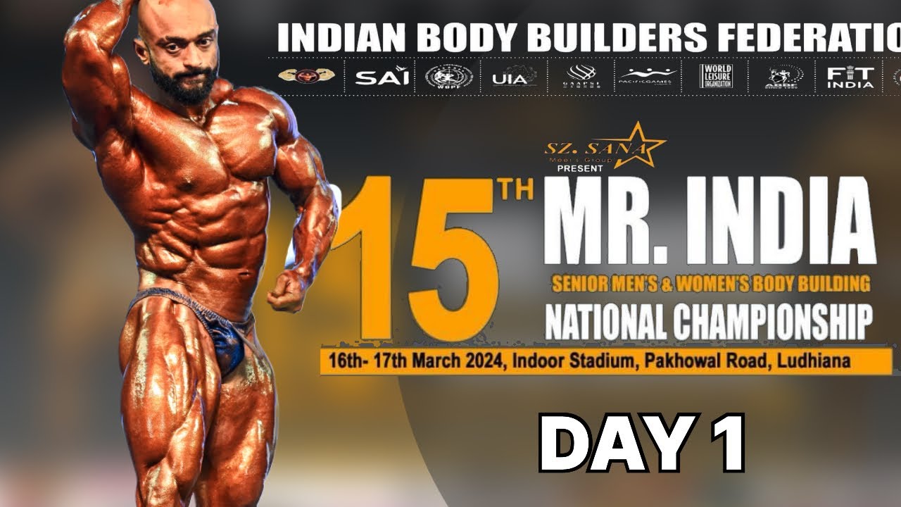 Mr.India 2024 Bodybuilding Competition Live| Ludhiana | Bodybuilding ...