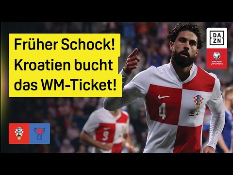 Kroatien - Färöer | European Qualifiers | DAZN Highlights