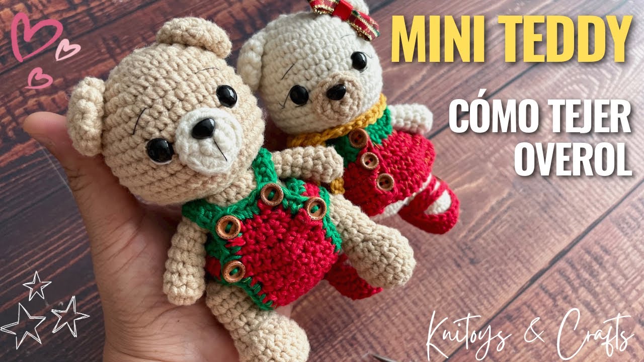 Osito Amigurumi 🧸 Navideño | Mini Teddy | Crochet Bear | Free Pattern ...