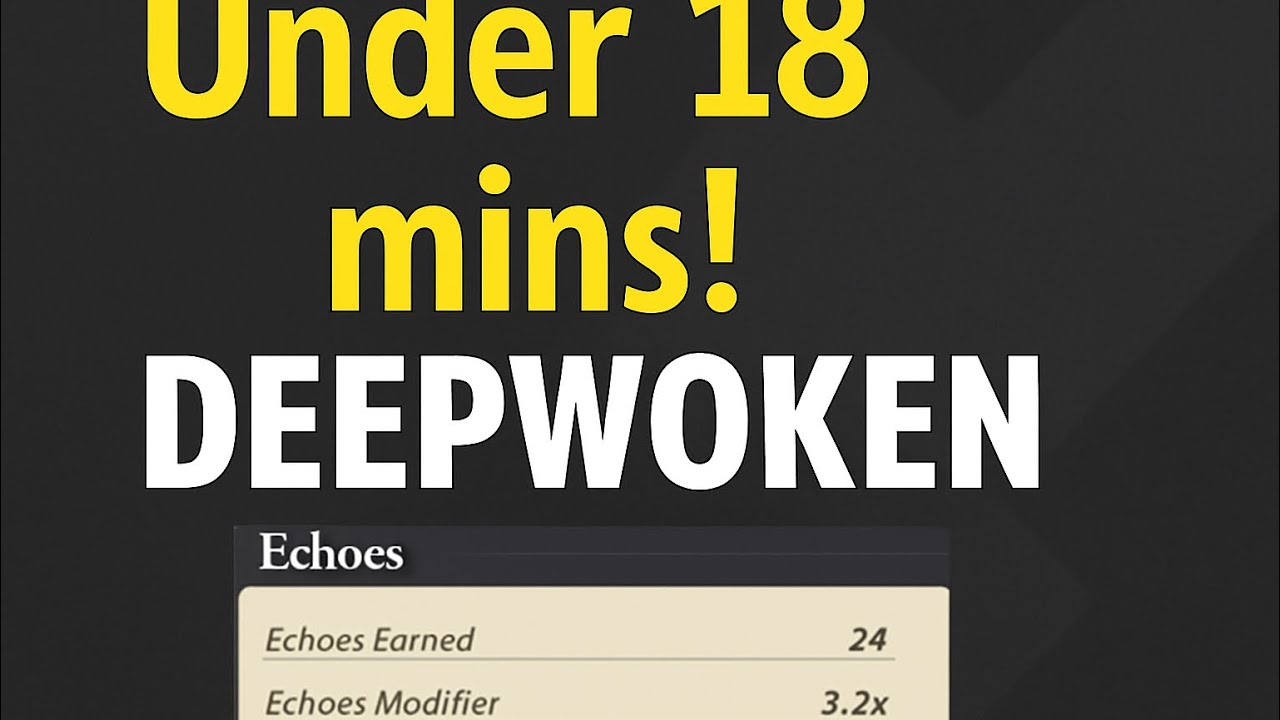 DEEPWOKEN: echo farm-old school way - YouTube