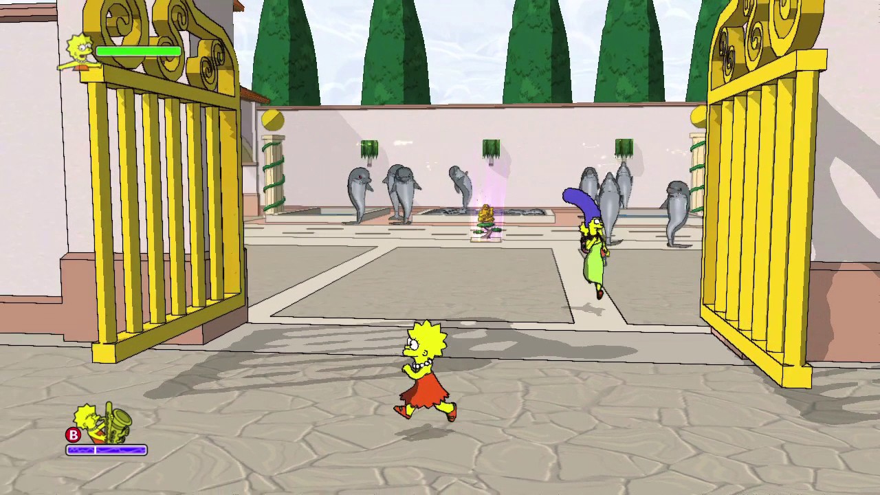 The Simpsons Game - Cloud Nine - YouTube