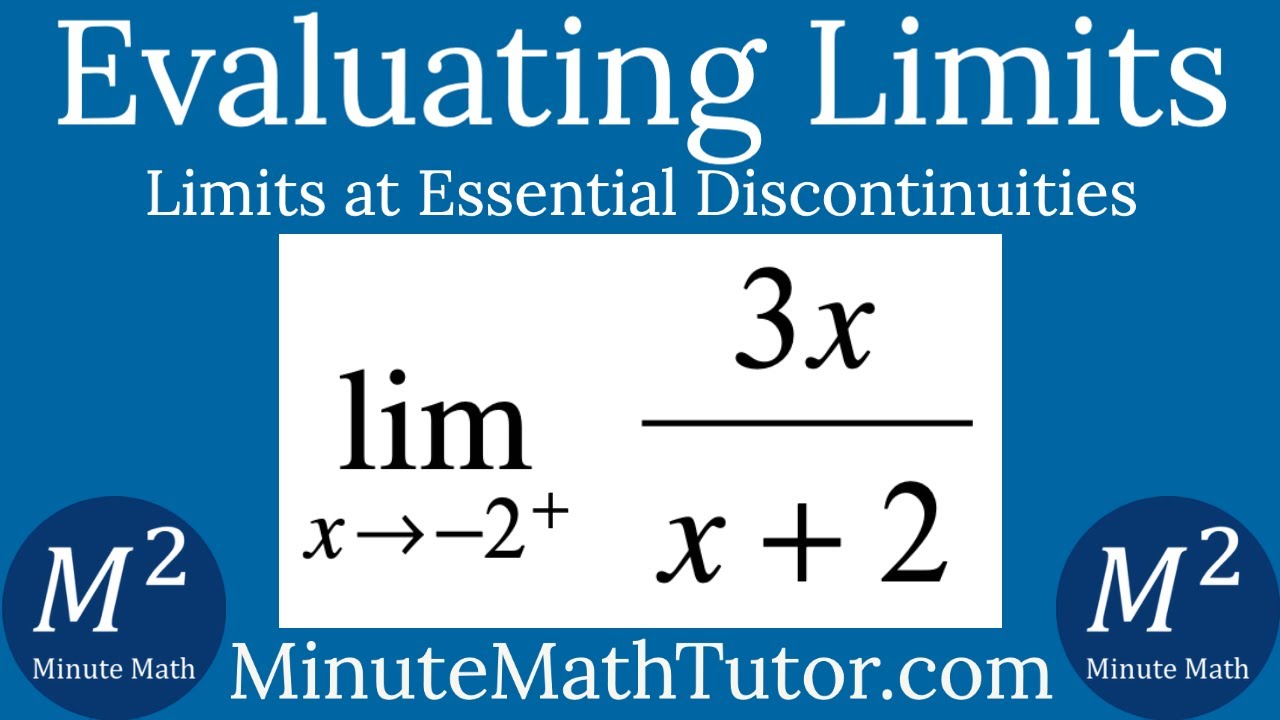 Evaluate Lim X 2 3x x 2 YouTube
