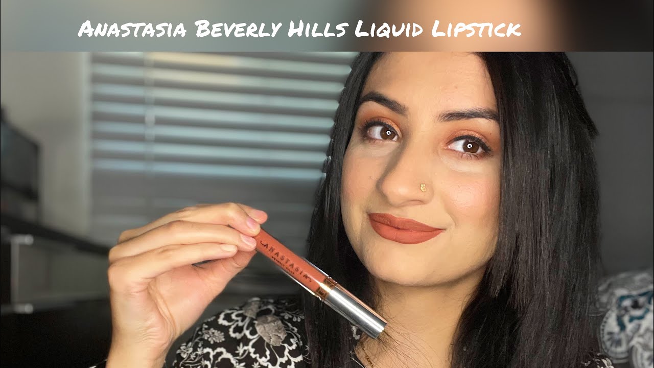 Liquid lipstick matte “Ashton” by Anastasia Beverly Hills - YouTube