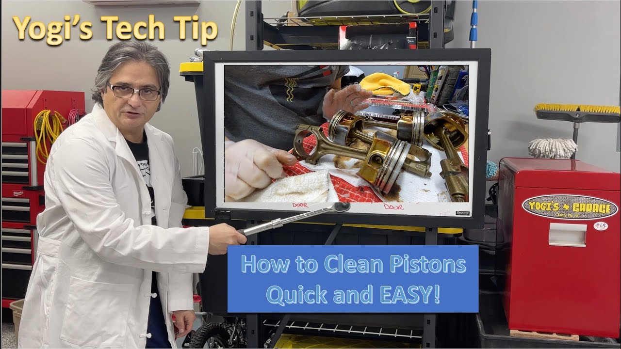 YOGI'S TECH TIP: How to Clean and Remove CARBON from PISTONS - YouTube