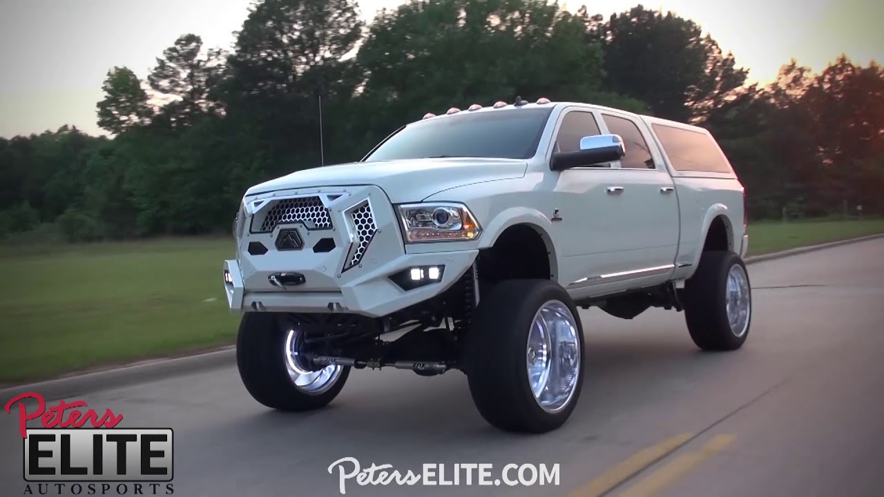 Lifted Dodge Ram Grumper Bumper 2018 - YouTube