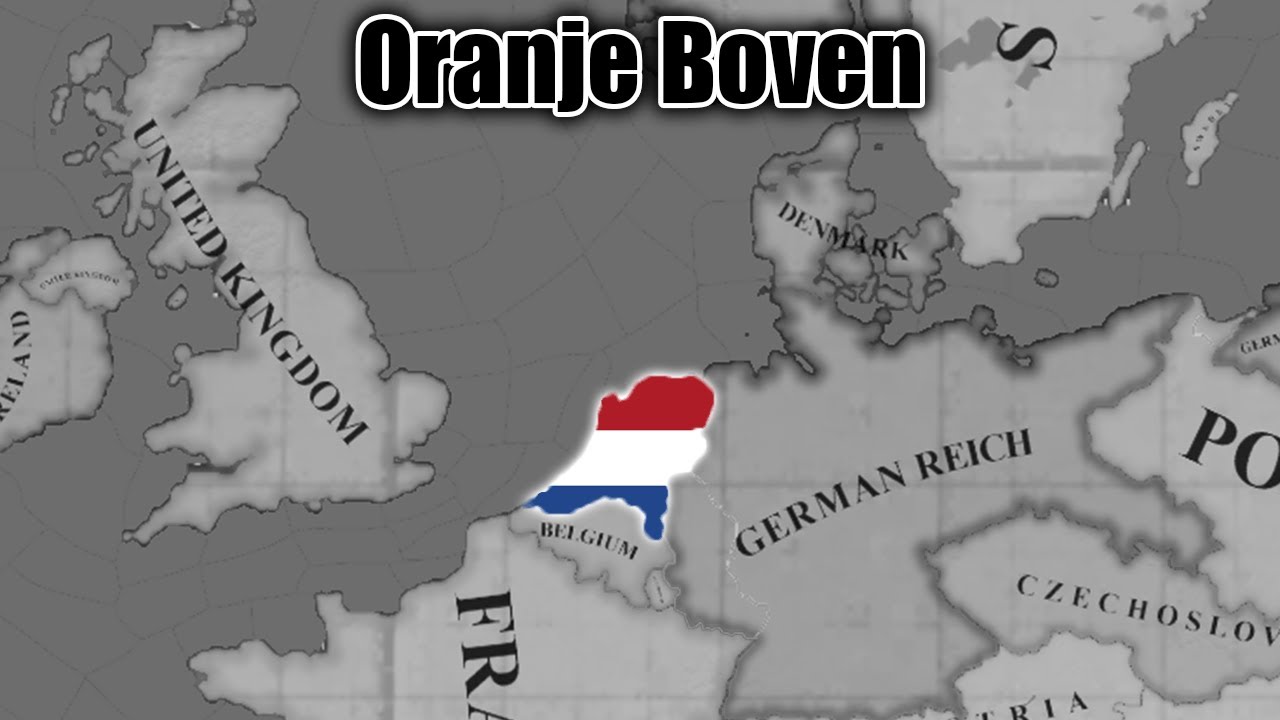 HOI4 TimeLapse - Oranje Boven in Netherlands - YouTube