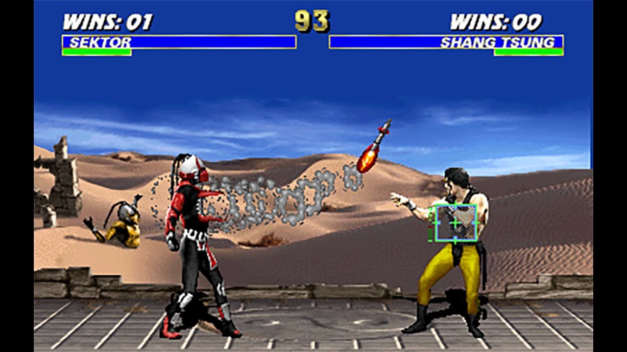 Ultimate Mortal Kombat 3 - Sektor - Homing Missile - YouTube