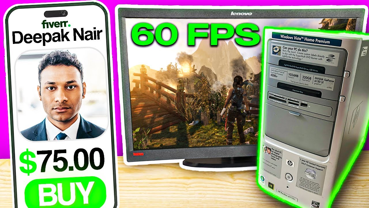 I Paid a "Pro PC Optimizer" on Fiverr to Revive My 18 Year Old PC - YouTube