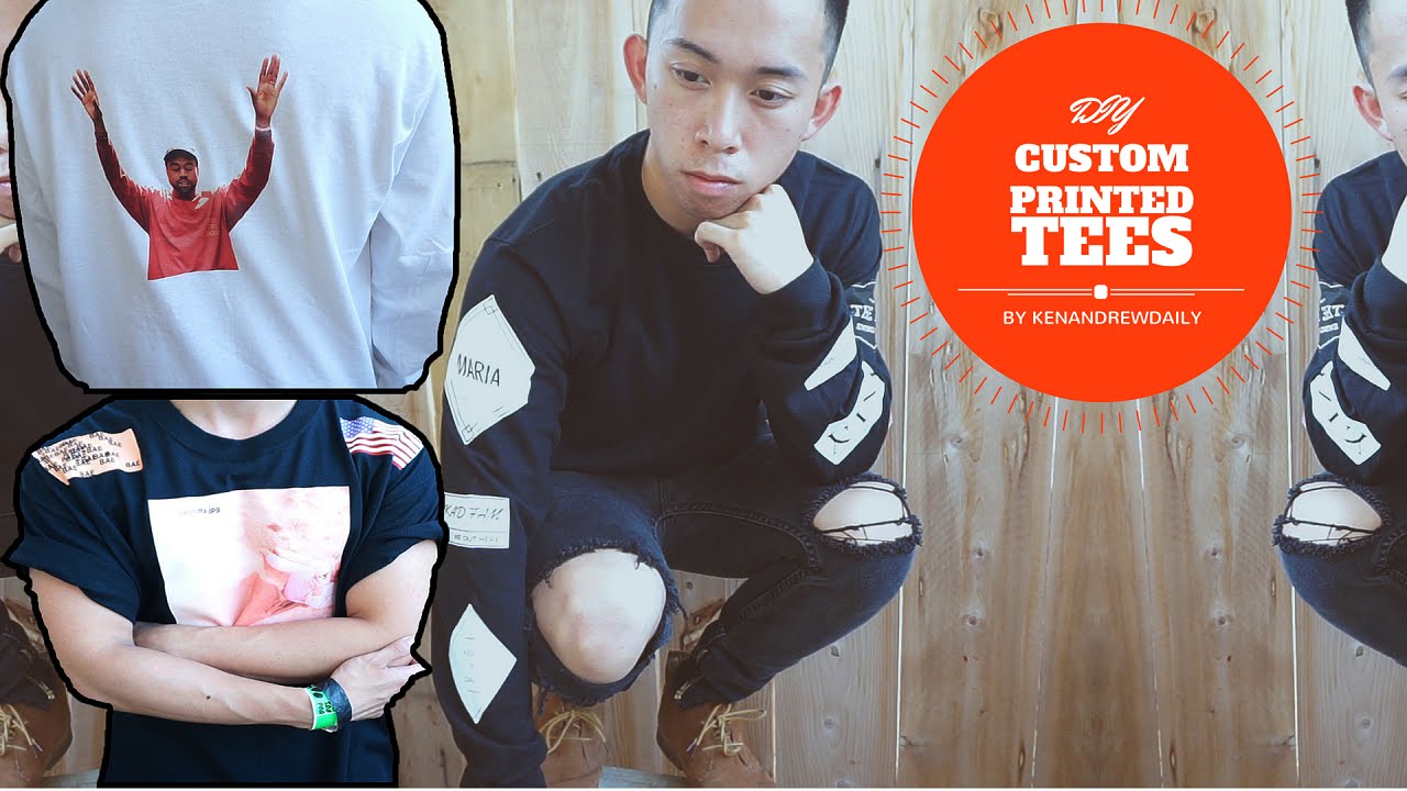 DIY: Custom Printed Tees! | Summer 2016 | KAD transformation #16 - YouTube