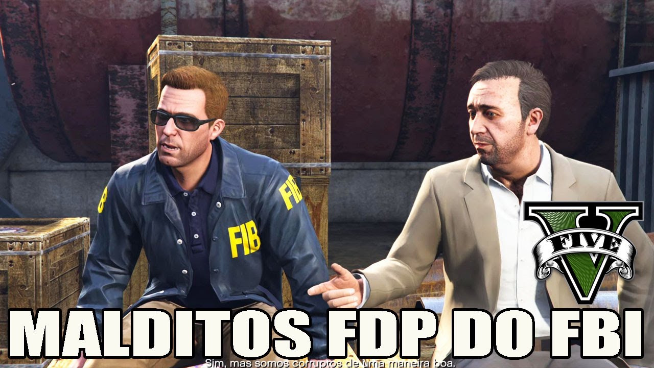 GTA V #14 - MALDITOS FDP DO FBI (GTA 5 em Português PT-BR) PS5 4K - YouTube