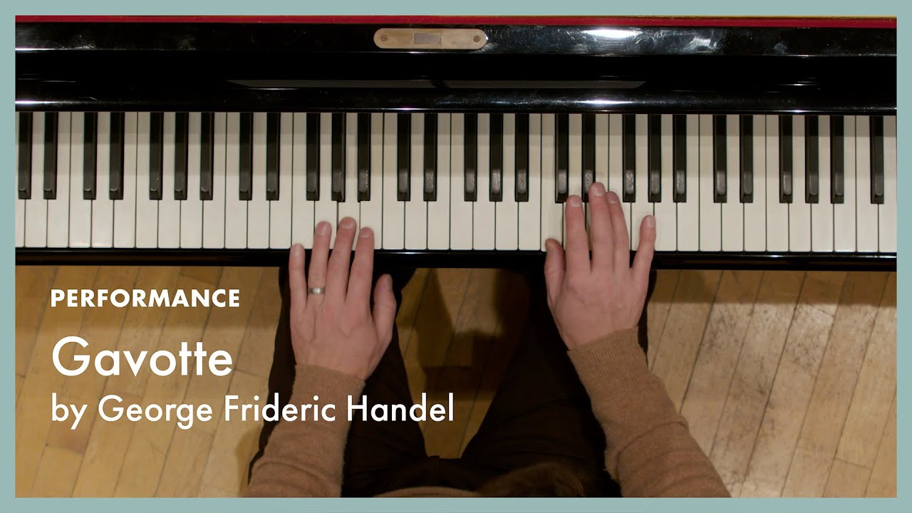 Gavotte - Handel (page 40, Literature for the Piano Book 1) - YouTube