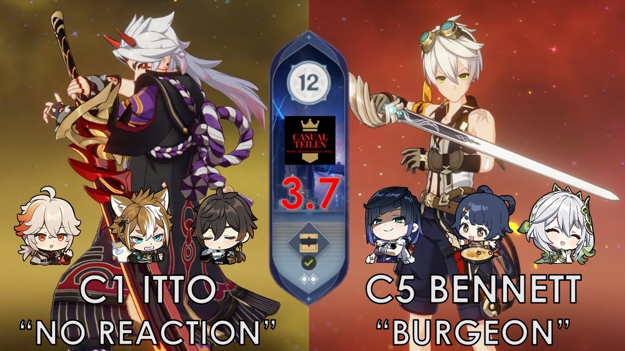 C1 Itto "No Reaction" & C5 Bennett "Burgeon" | ABISMO 3.7 | (9 ...